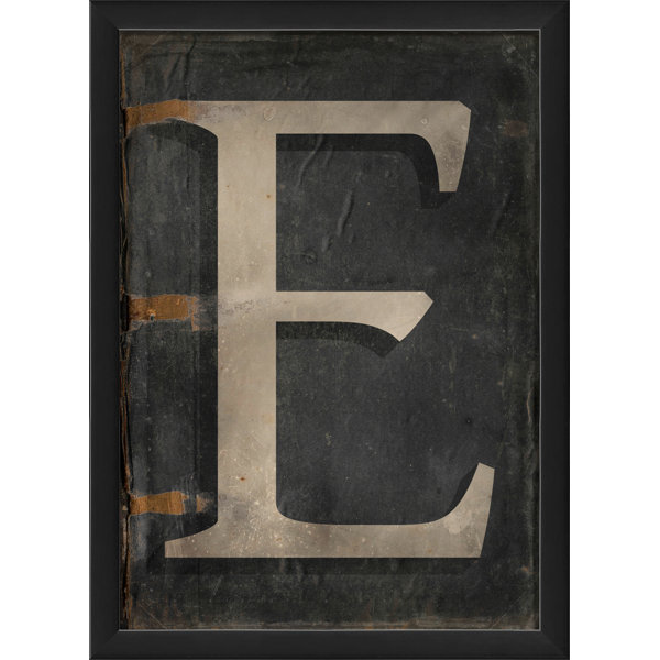 Williston Forge " Letter E " on Paper | Wayfair