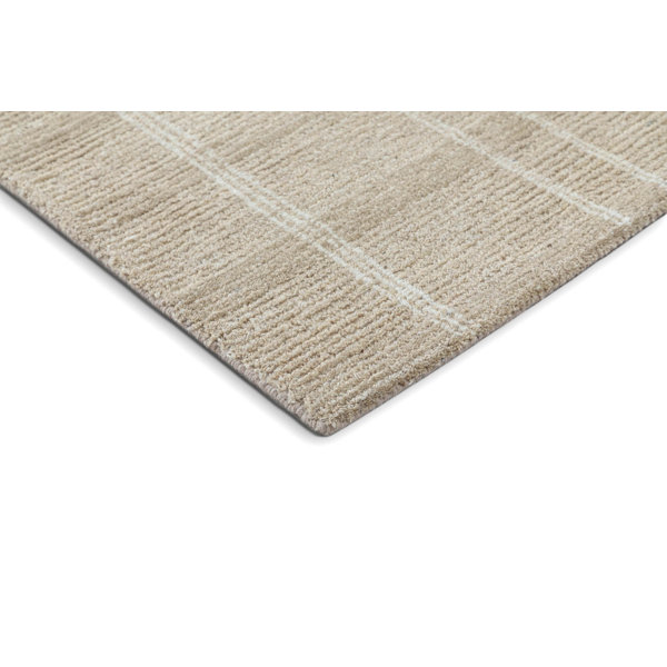 Beachwood Hand Tufted Wool Taupe Rug & Reviews | Birch Lane