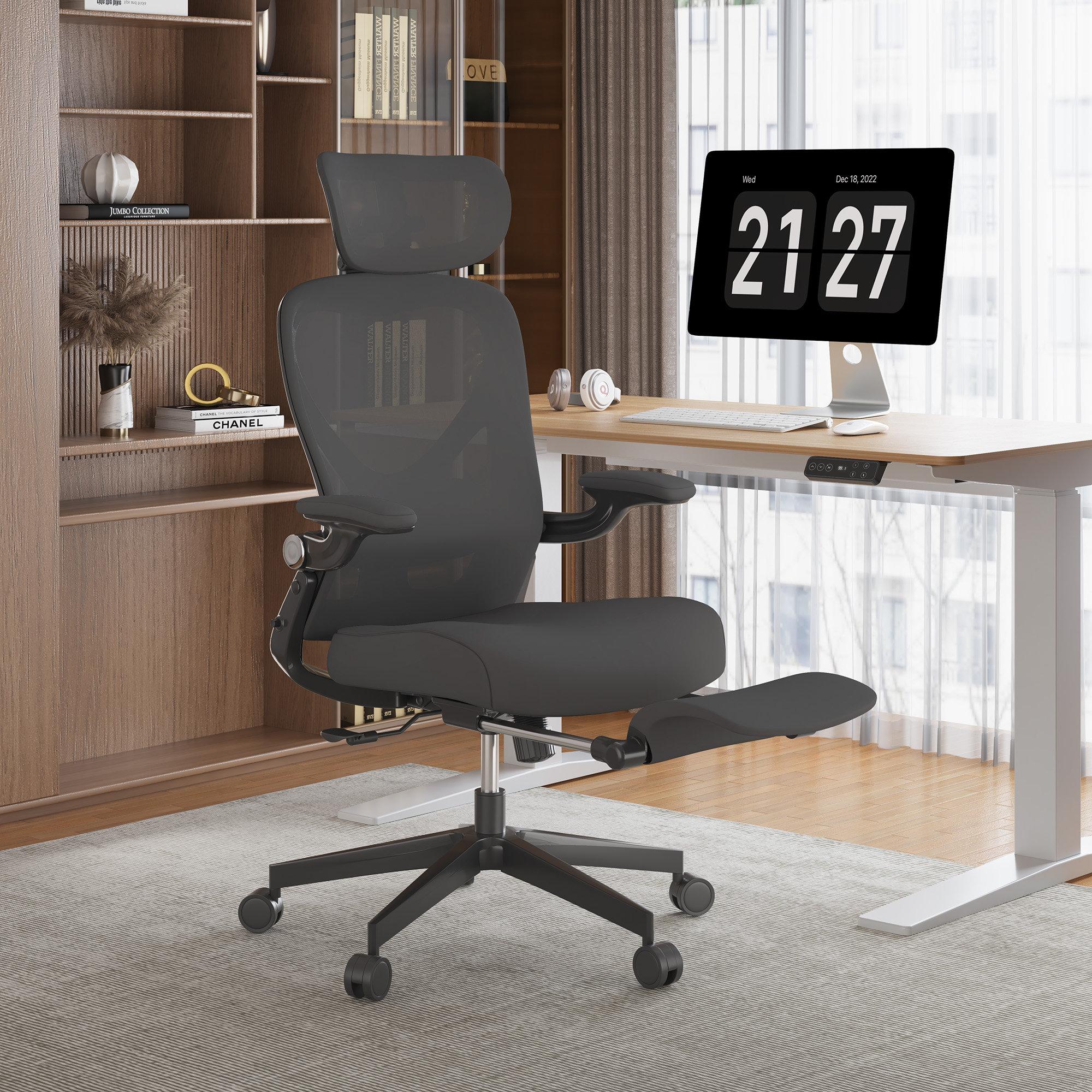 Inbox Zero Foldex Ergonomic Office Chair, Folding Office Chair for ...