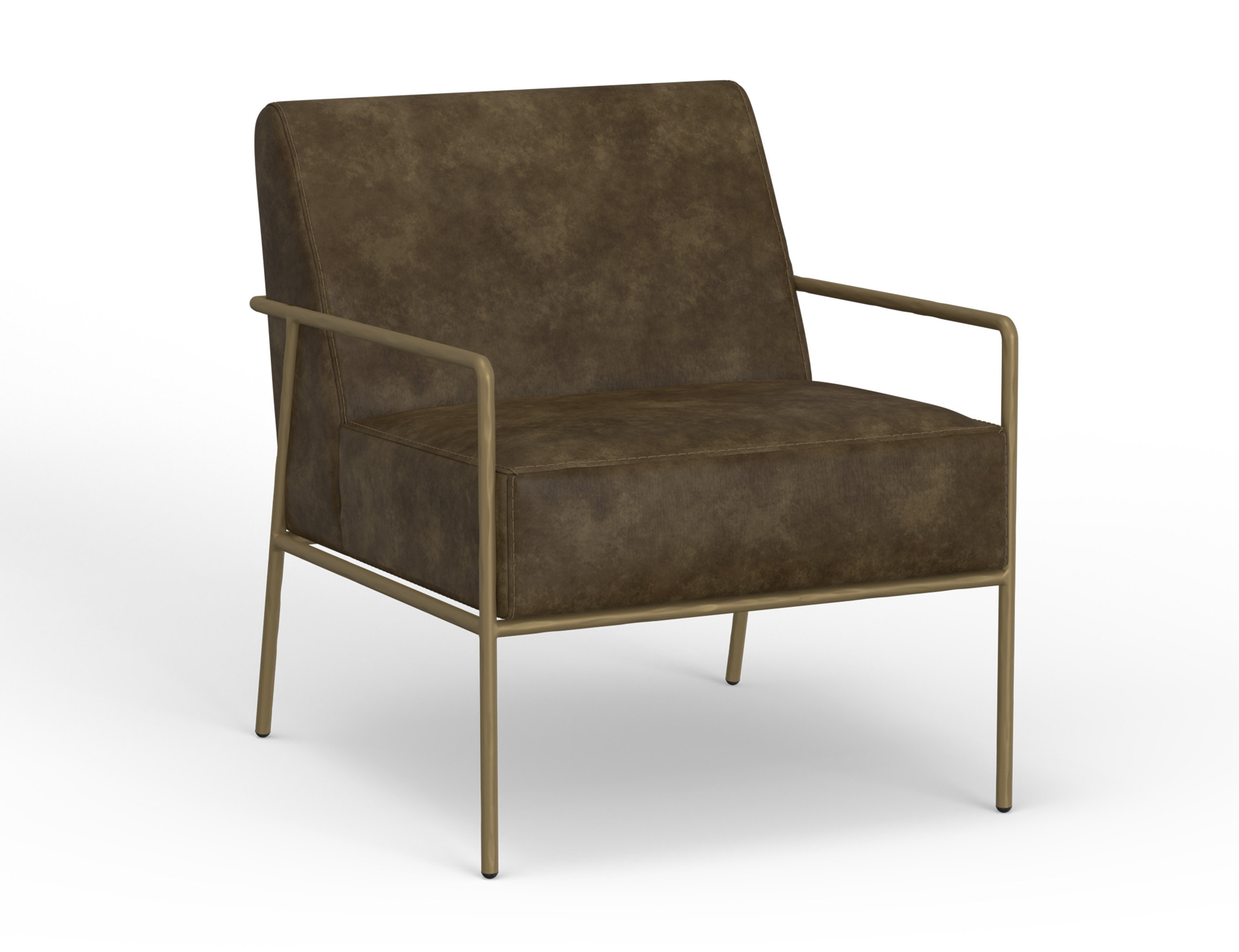 International Furniture Direct Aragon Wooden Frame & Metal Base ...
