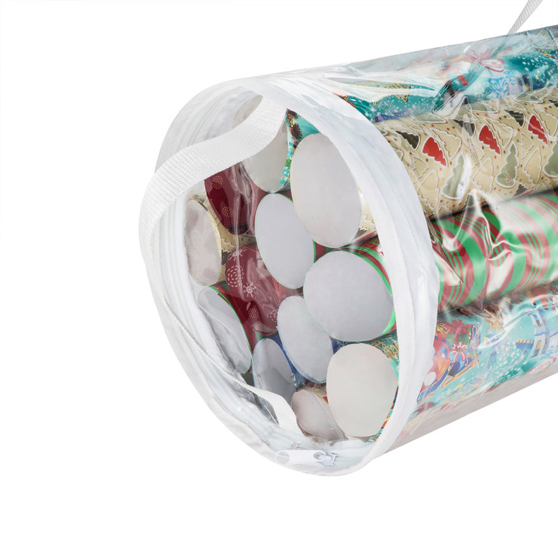 Rebrilliant Wrapping Paper Storage - 2 Organizers for 20 Rolls of Gift ...