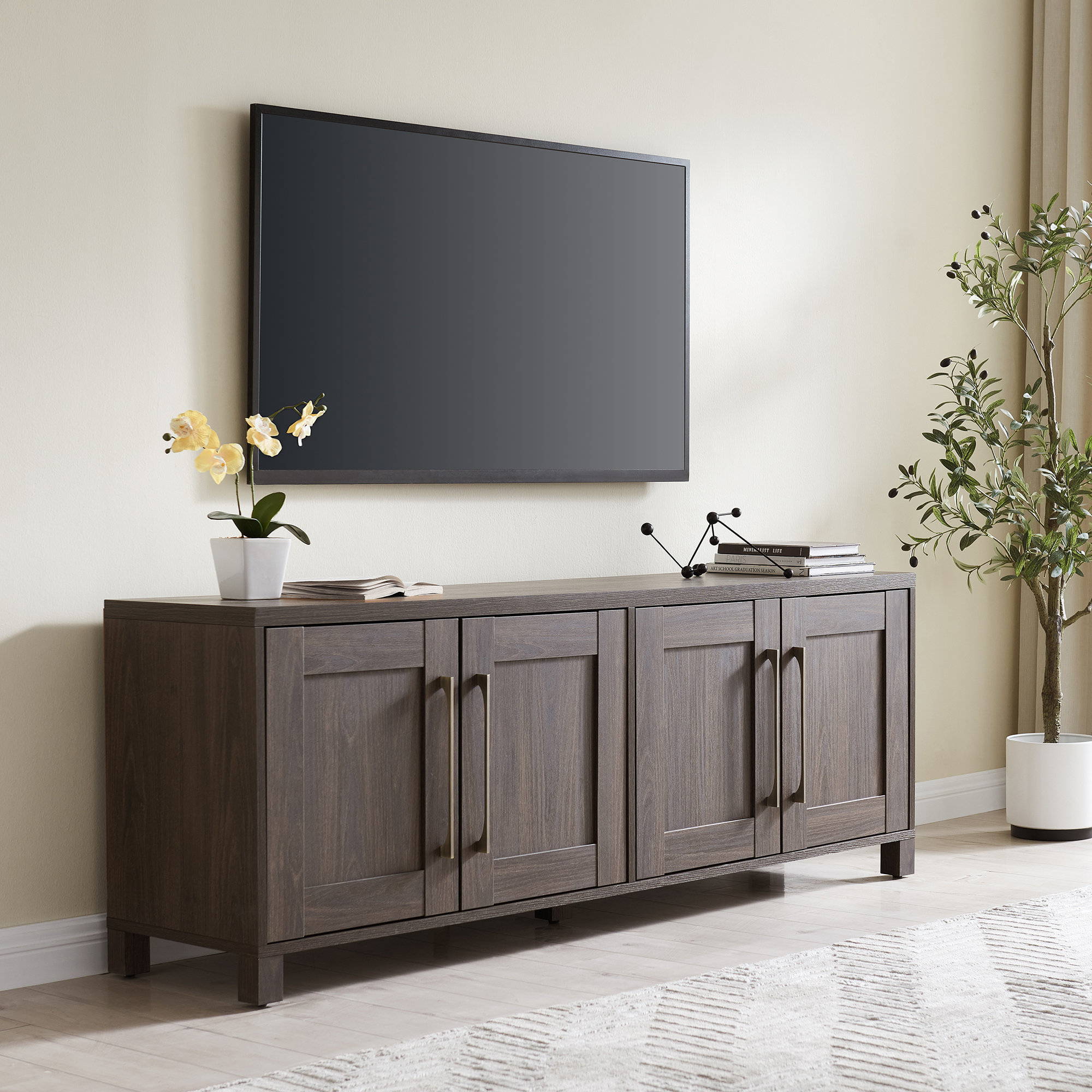 Three Posts Acorn Oaks TV Stand for TVs up to 80" & Reviews | Wayfair.co.uk