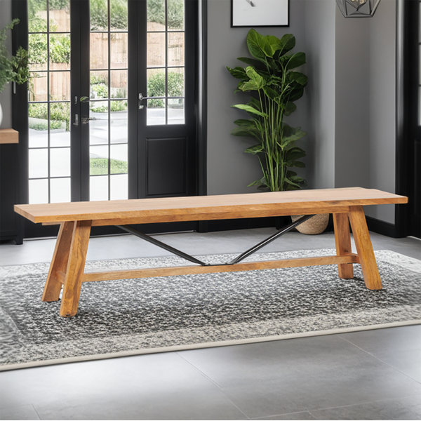 Union Rustic Muttontown Solid Wood Bench | Wayfair.co.uk
