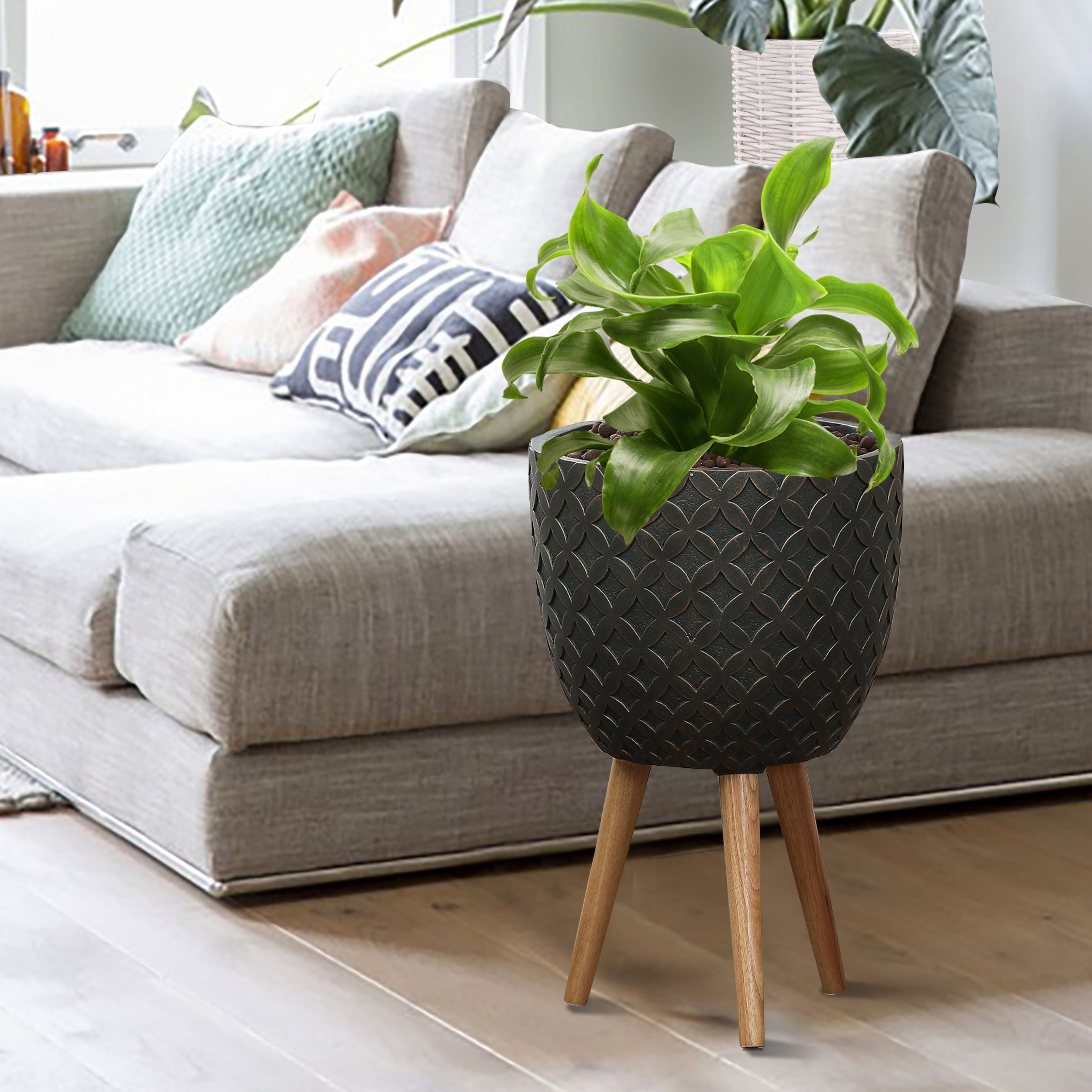 Red Barrel Studio Butterfly Magnesium Oxide Pot Planter - Wayfair Canada
