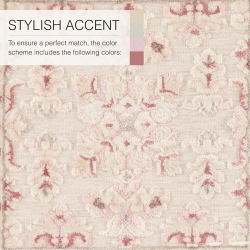 Kelly Clarkson Home Ashley Pink/Cream Rug & Reviews | Wayfair