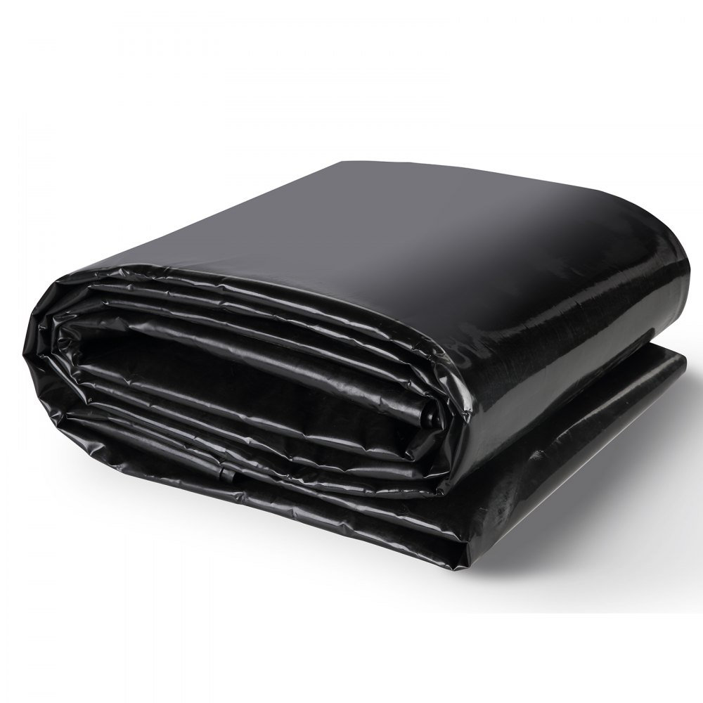 Arlmont & Co. Pond Liner, 10 x 13 ft 20 Mil Thickness, Pliable LLDPE ...