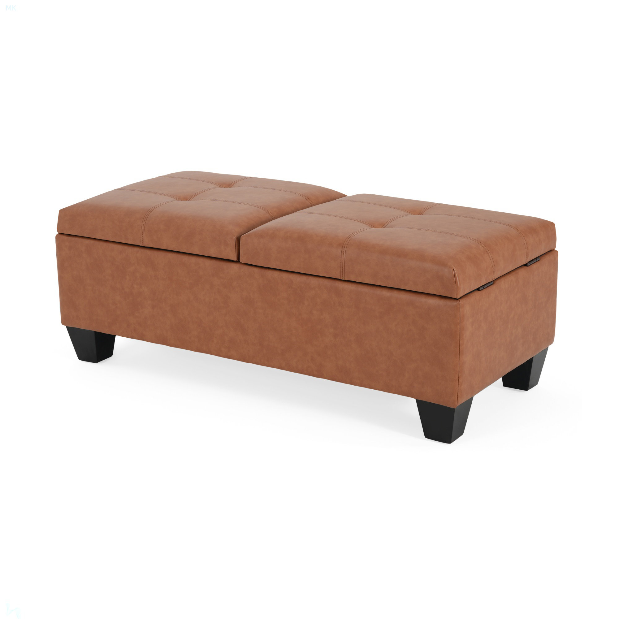 Latitude Run® Modern Storage Ottoman - DBL TOP | Wayfair