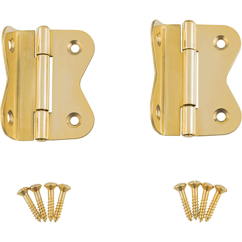 UNIQANTIQ HARDWARE SUPPLY Large Plated Offset Hoosier Type Butterfly ...