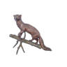 Nifao Collection Bronze Statue of a Mongoose Climbing a Tree Branch 24 ...