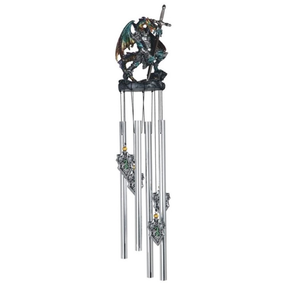 Arlmont & Co. Kollyns Armoured Dragon Wind Chime - Wayfair Canada