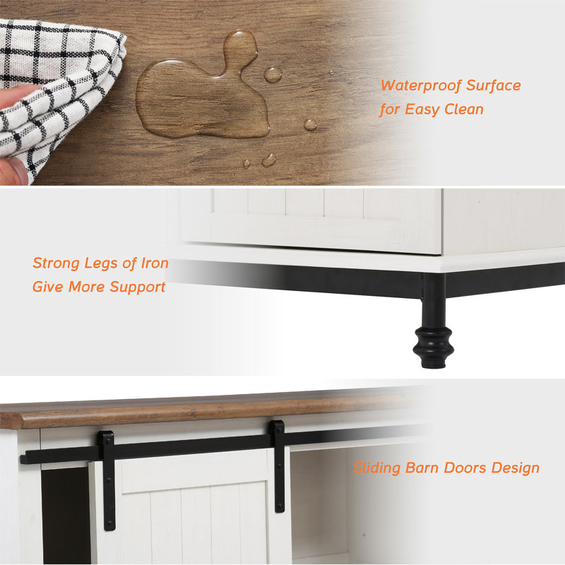 Gracie Oaks Xzavior TV Stand for TVs up to 78" | Wayfair