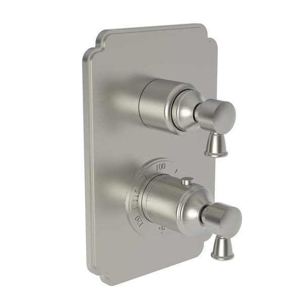 Newport Brass Metropole 1/2" Square Thermostatic Trim Plate With Handle ...