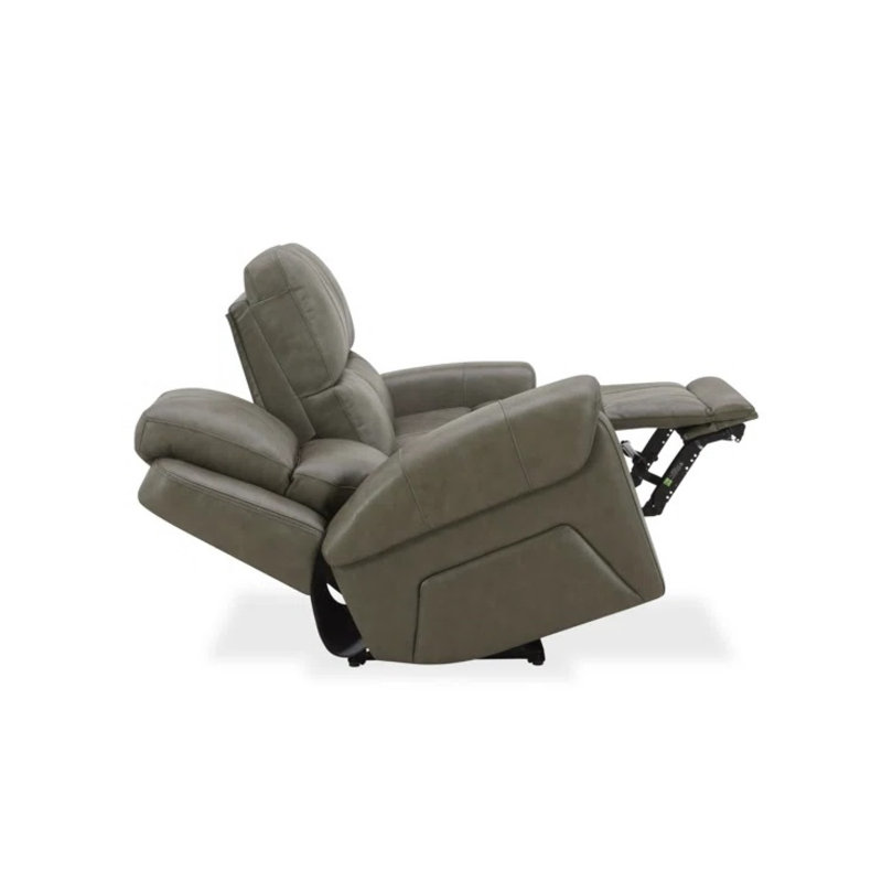 Southern Motion Brook 90'' Triple Power Leather Sofa | Wayfair