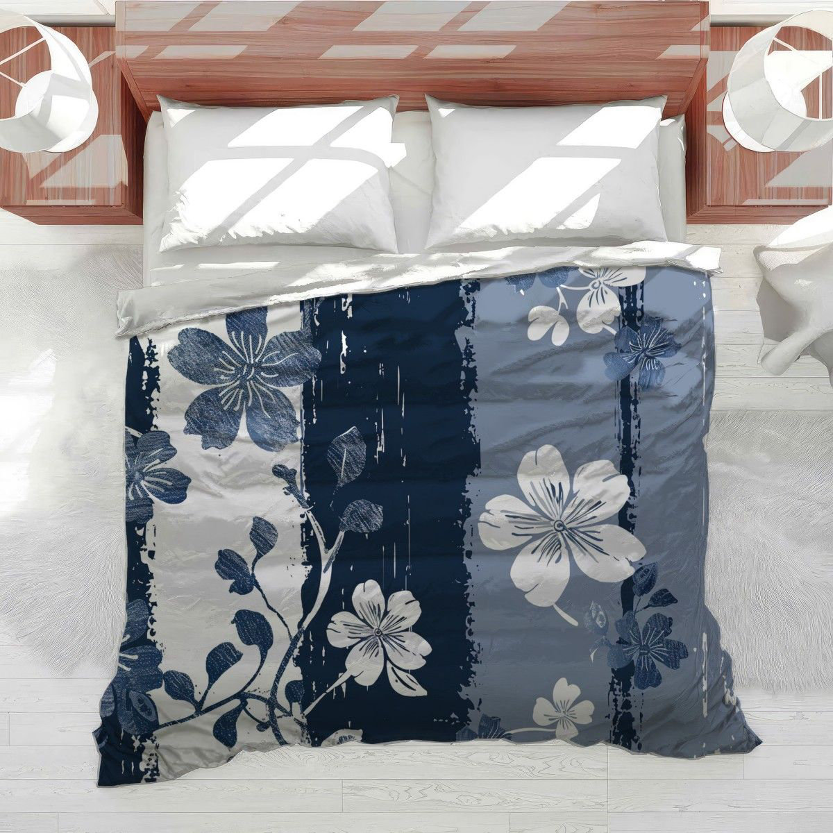 VisionDecor Floral Bedding Nature Comforter Sketches | Wayfair