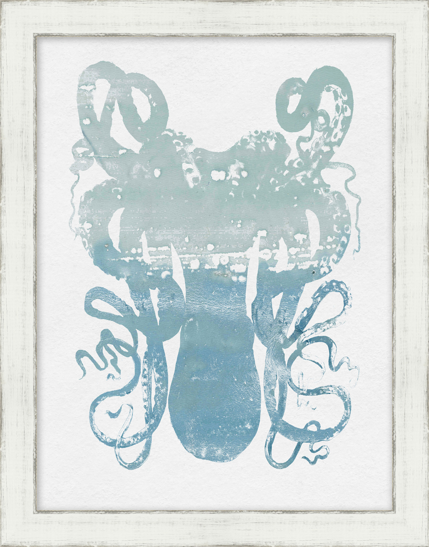 Wendover Art Group Octopus Relief - Picture Frame Painting on Paper ...