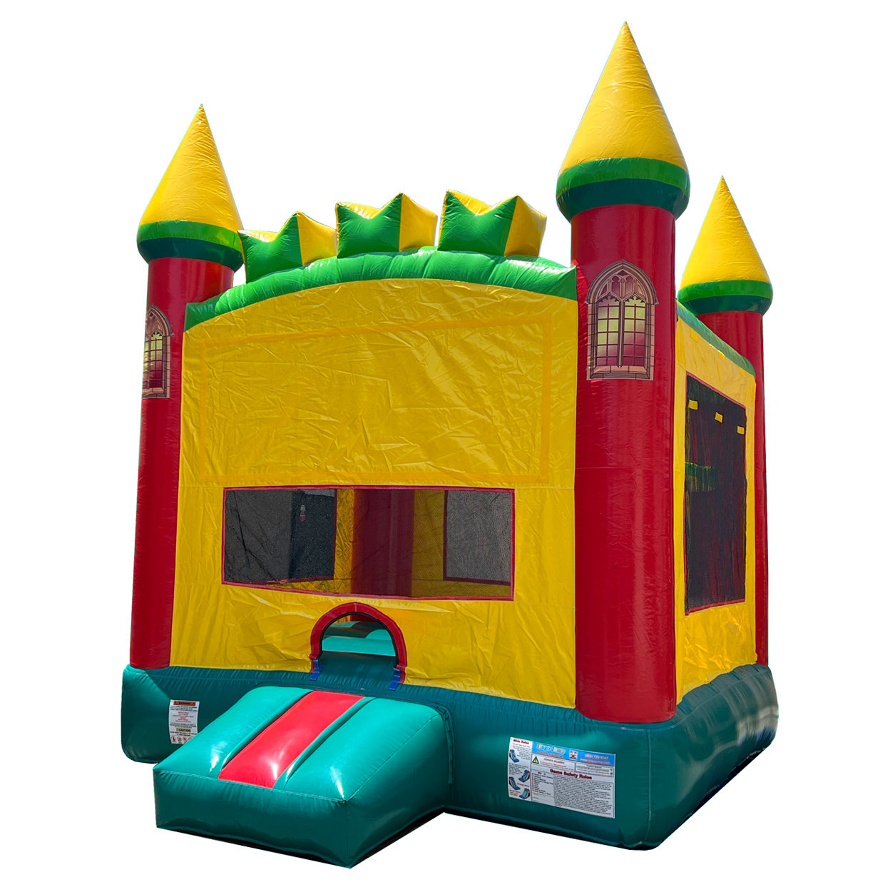 Jingo Jump 13' x13' Magic Castle Bounce House with Air Blower | Wayfair