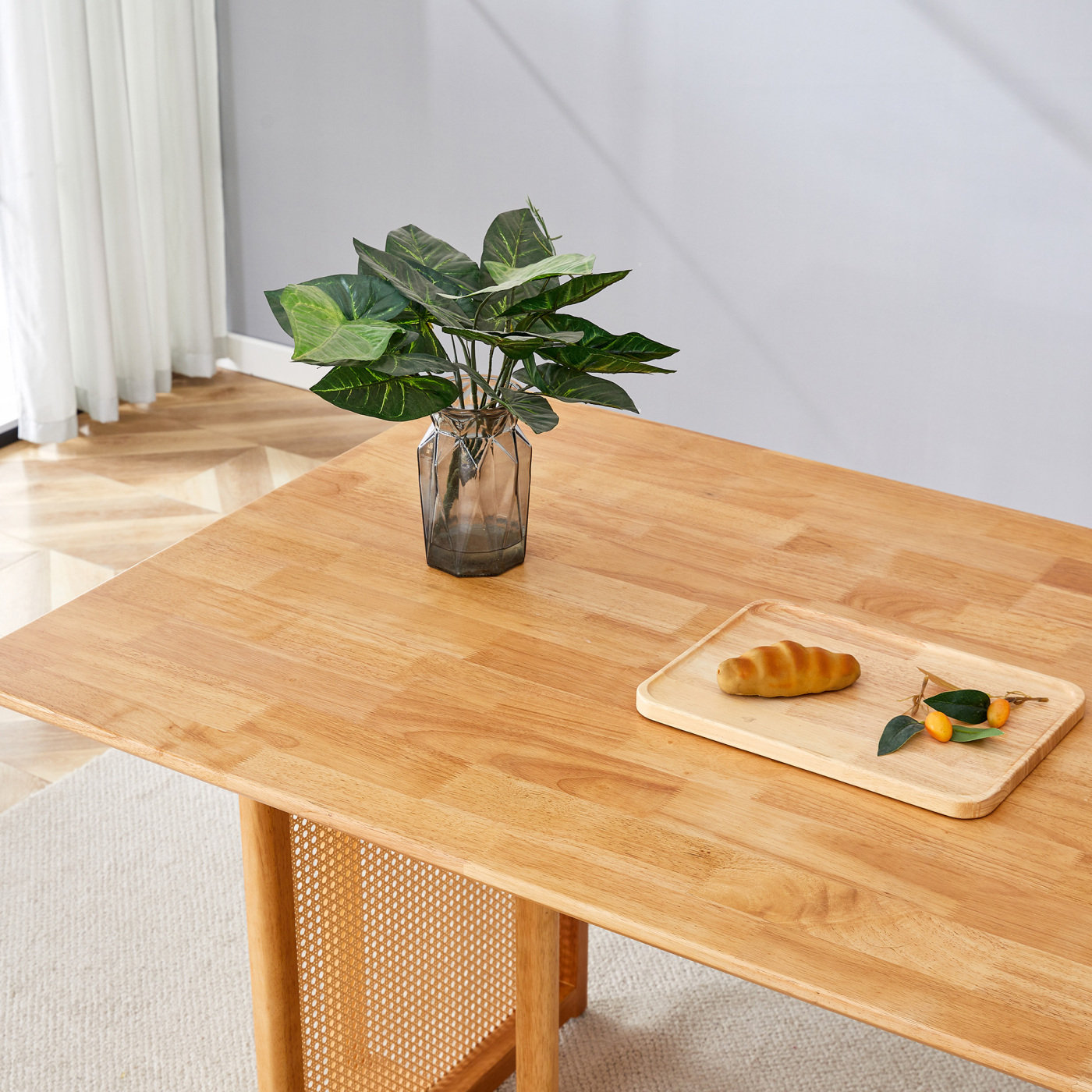 Latitude Run® Chinese Country Retro Solid Wood Dining Table,Simple ...