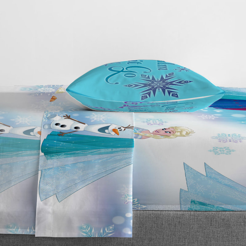 Disney Frozen Magical Winter Twin Bed Set w/ Sham & Reviews | Wayfair