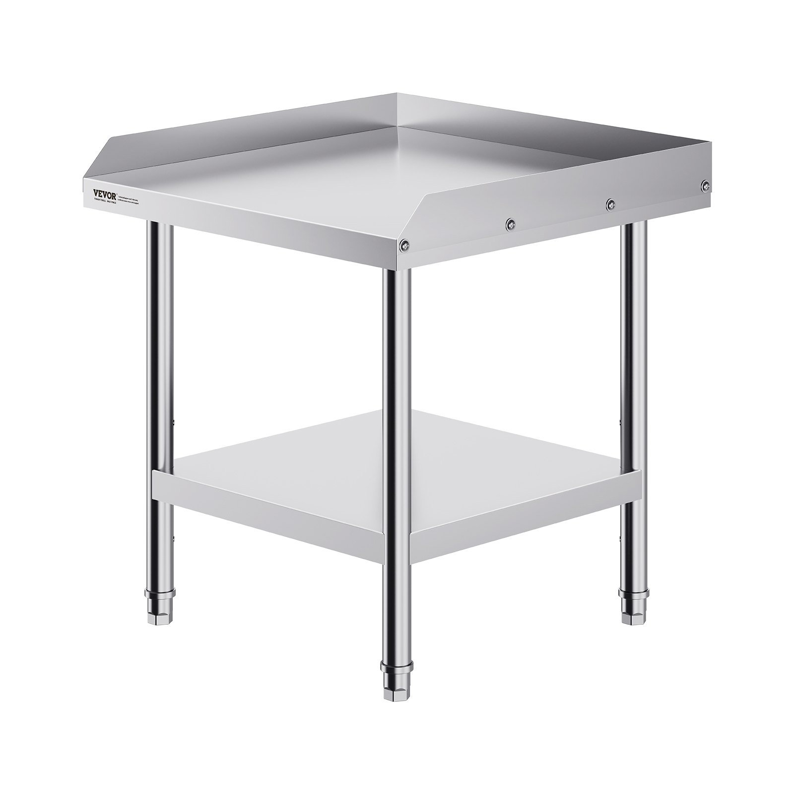 WORLD SHOP BOX Stainless Steel Work Table, 24 X 28 X 26 Inch Commercial ...