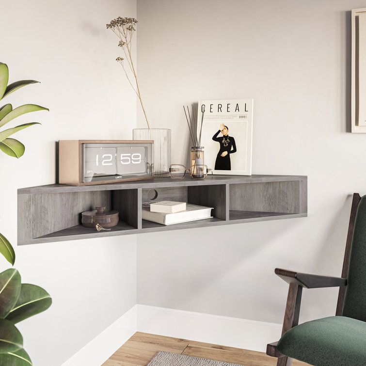 Latitude Run® 43" Floating Corner TV Stand & Reviews | Wayfair