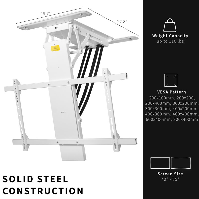 VIVO Motorized Flip Down Ceiling TV Mount for 40" to 85" Screens | Wayfair