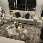 Michael Amini The Smith Feather Reversible Throw Pillow & Reviews | Wayfair