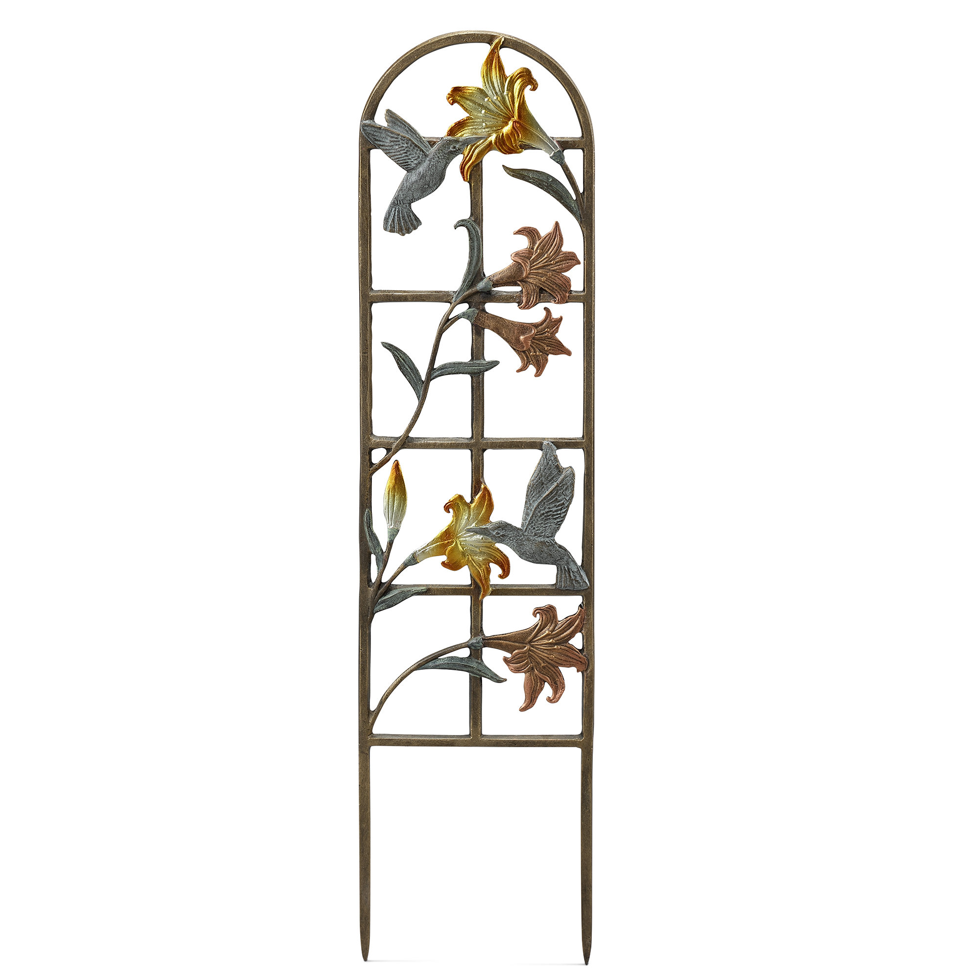 Ophelia & Co. Narrow Hummingbird Trellis | Wayfair