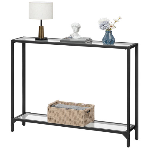 Black Small (under 42 in.) Console Tables You'll Love | Wayfair