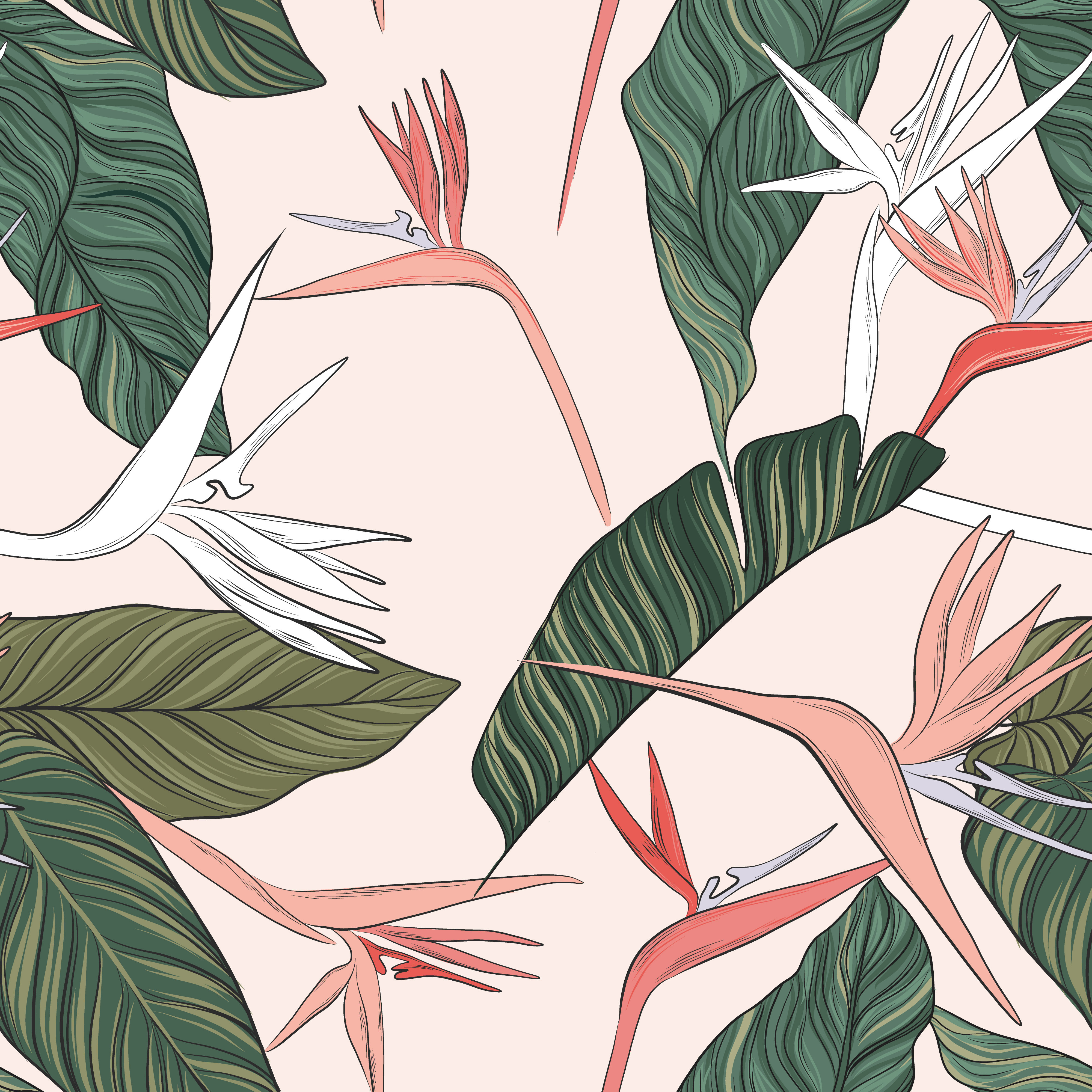 Bay Isle Home™ Loddie Floral Illustration On Canvas | Wayfair