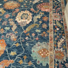 Elmsford Handmade Wool Blue/Brown Rug & Reviews | Birch Lane