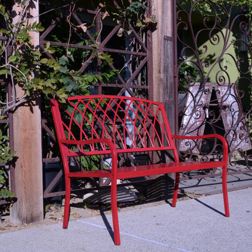 Wayfair | Red Outdoor Benches You'll Love in 2024
