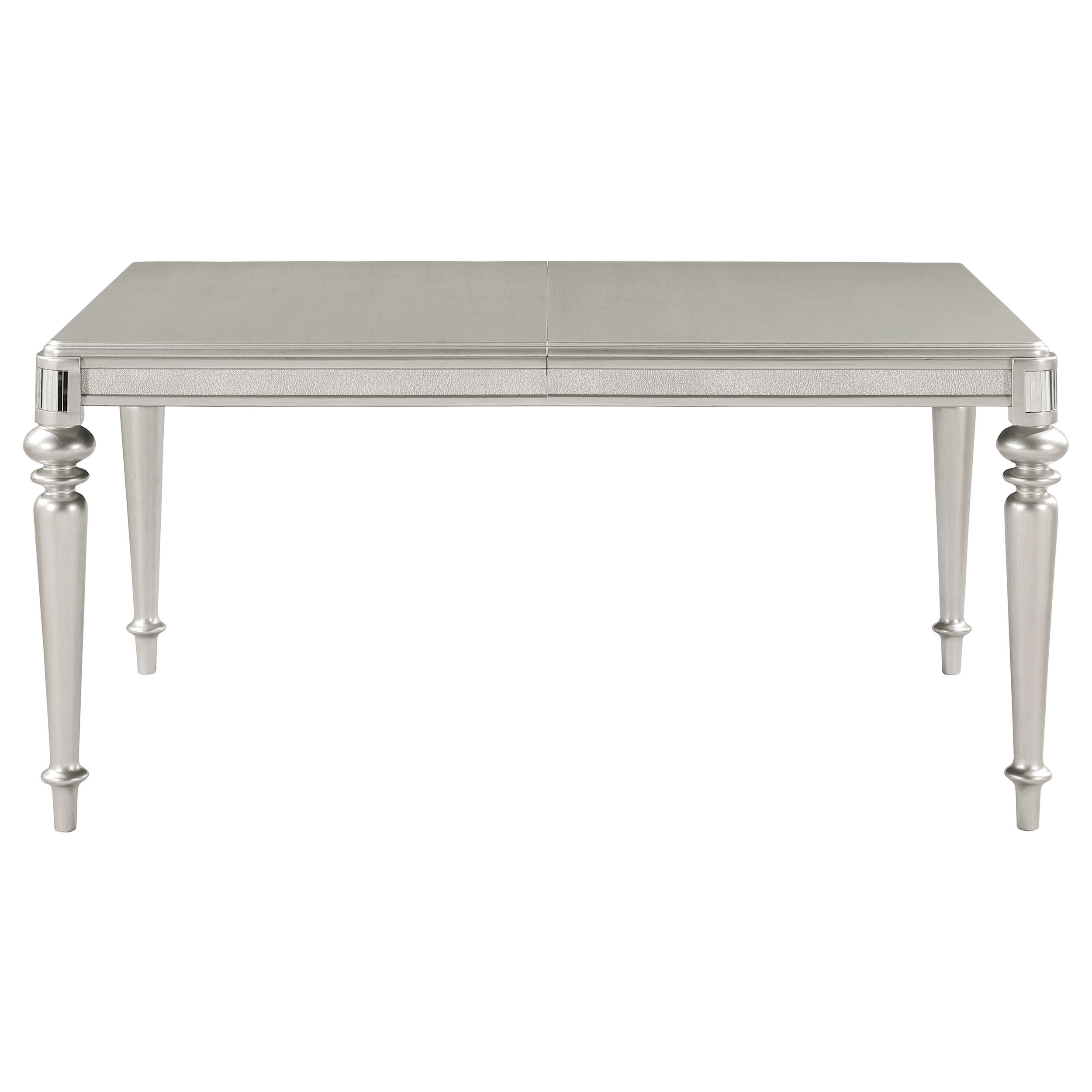 Rosdorf Park Bling Game 86-Inch Extension Dining Table Metallic ...