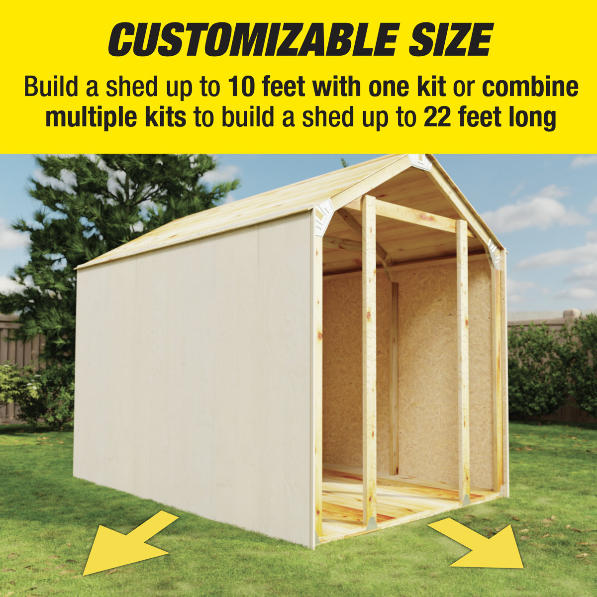 2x4 Basics Shed Brackets Enclosure Kit & Reviews | Wayfair