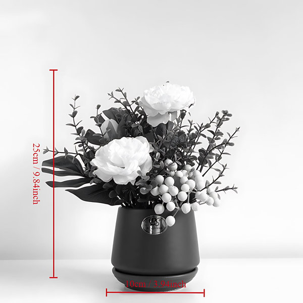 Primrue Artificial Flowers For Dining Table, Coffee Table, And Wine ...
