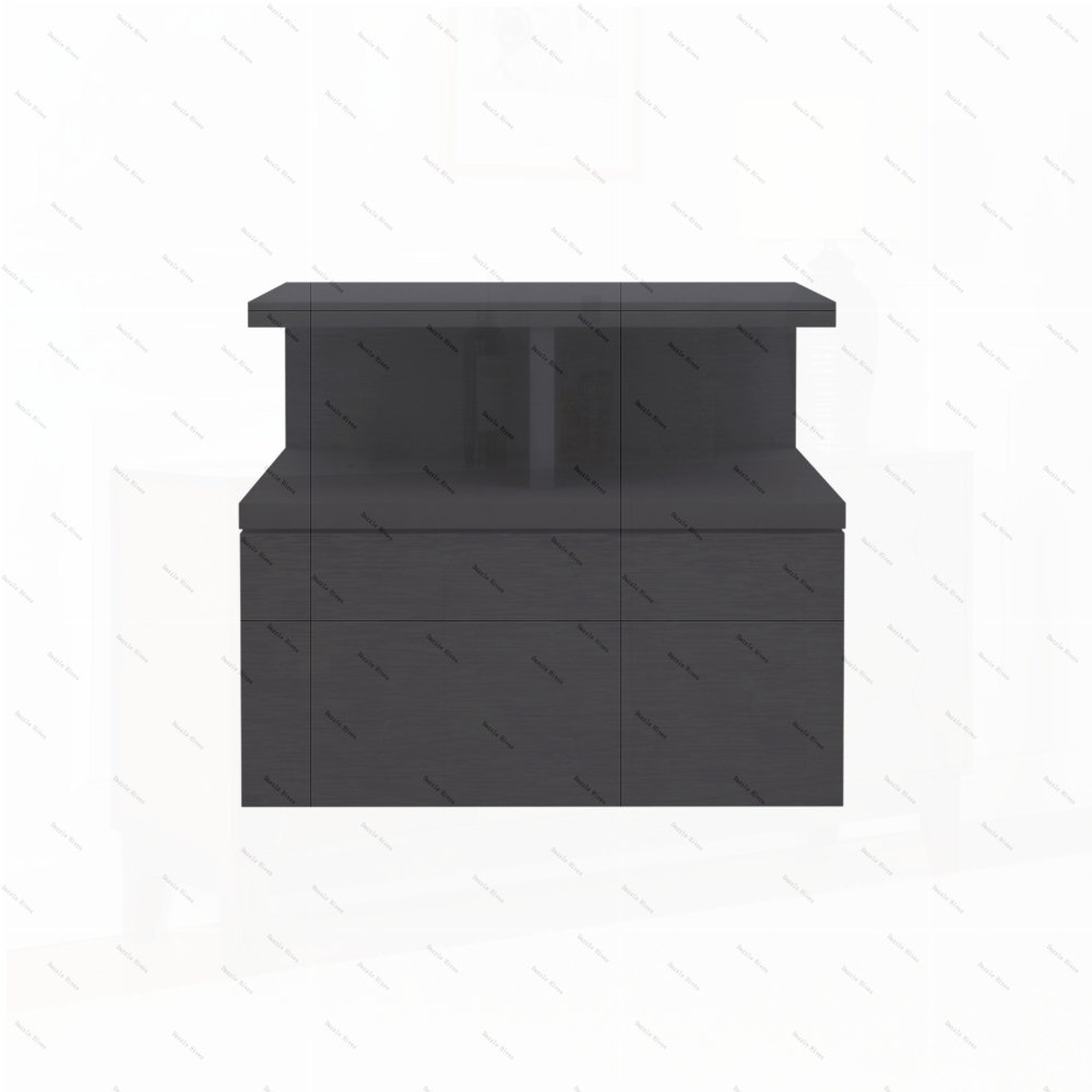 Latitude Run® Adele Floating Nightstand , End Table, Side Table Drawer ...