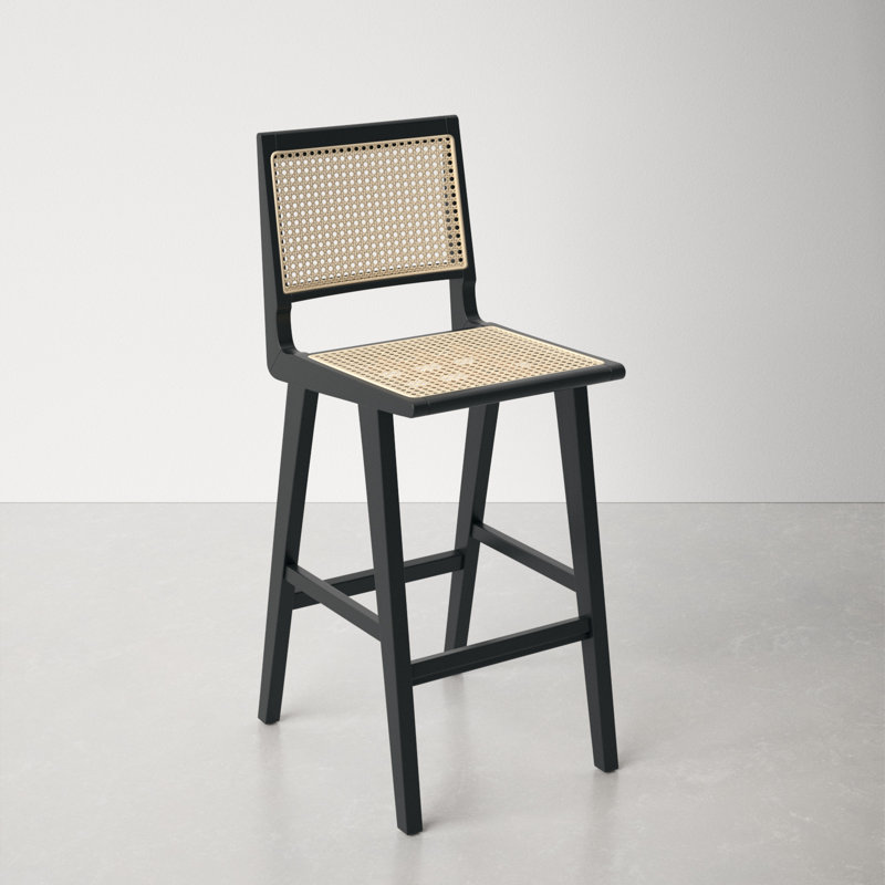 AllModern Atticus Cane Bar & Counter Stool & Reviews | Wayfair