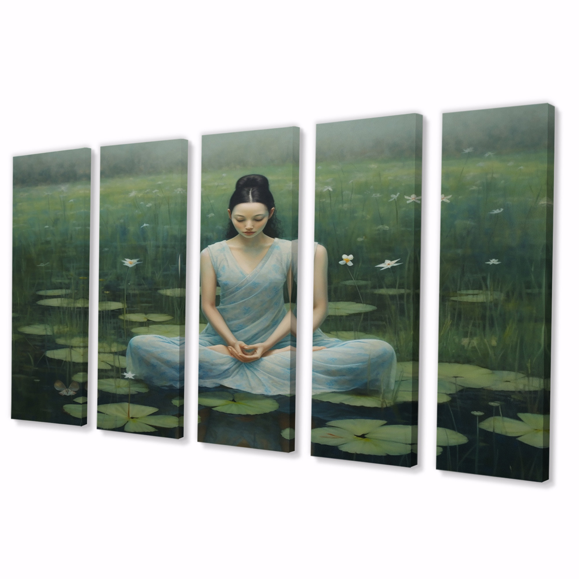 Wildon Home® Mindfulness Gracious Woman Nature Meditation I ...