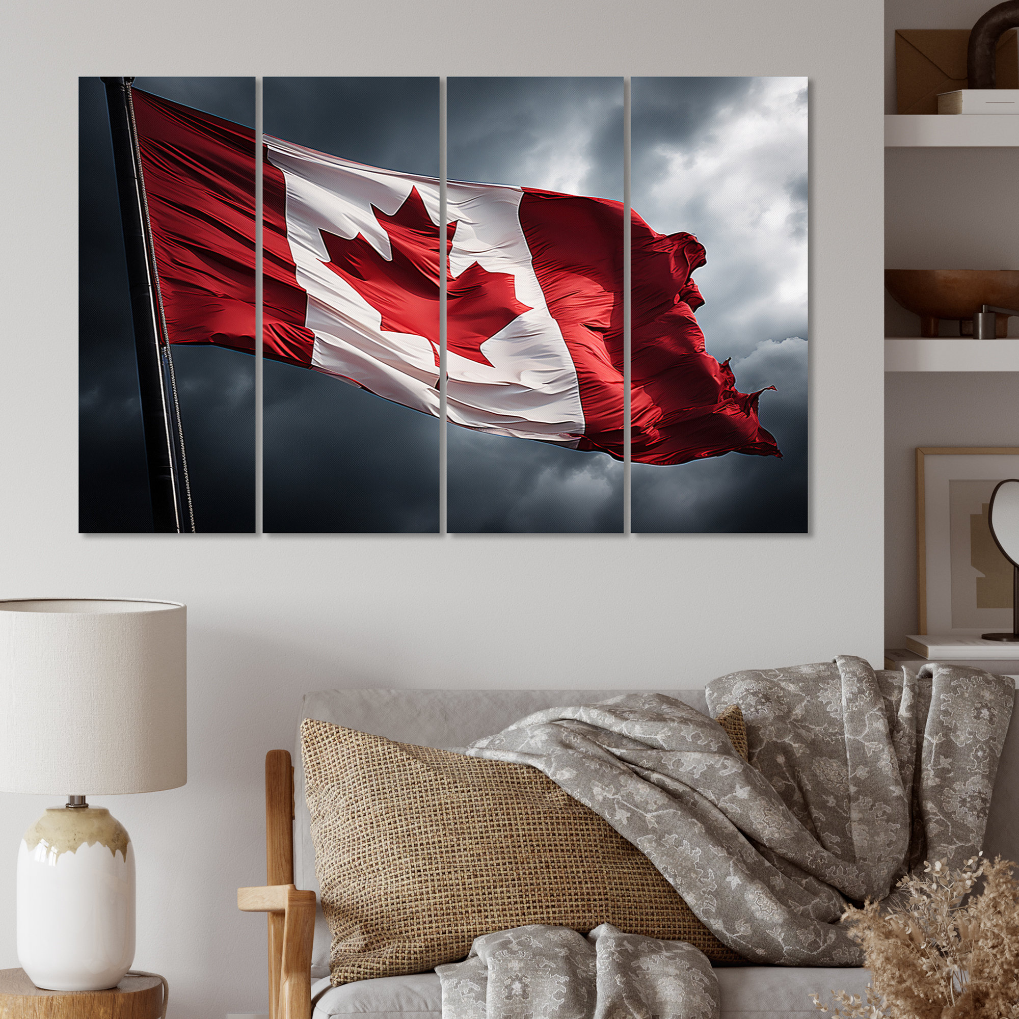 Design Art Canada Canadian Pride II - Canada Metal Wall Art Set | Wayfair
