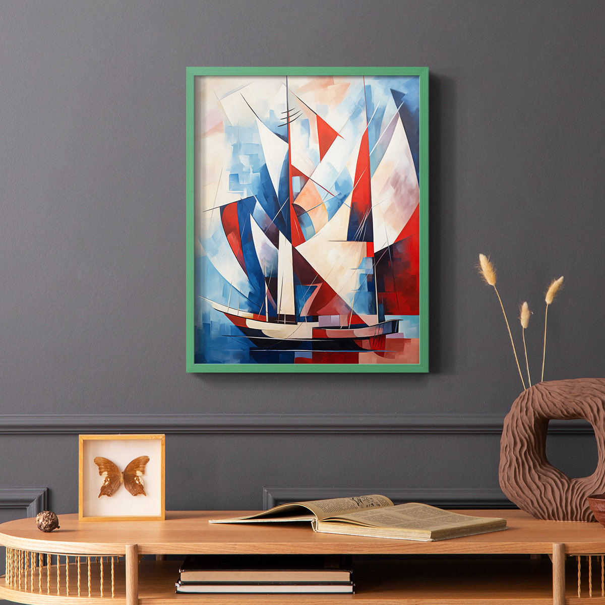 Breakwater Bay NAUTICAL Series CDIV -Premium Framed Print -Ready to ...