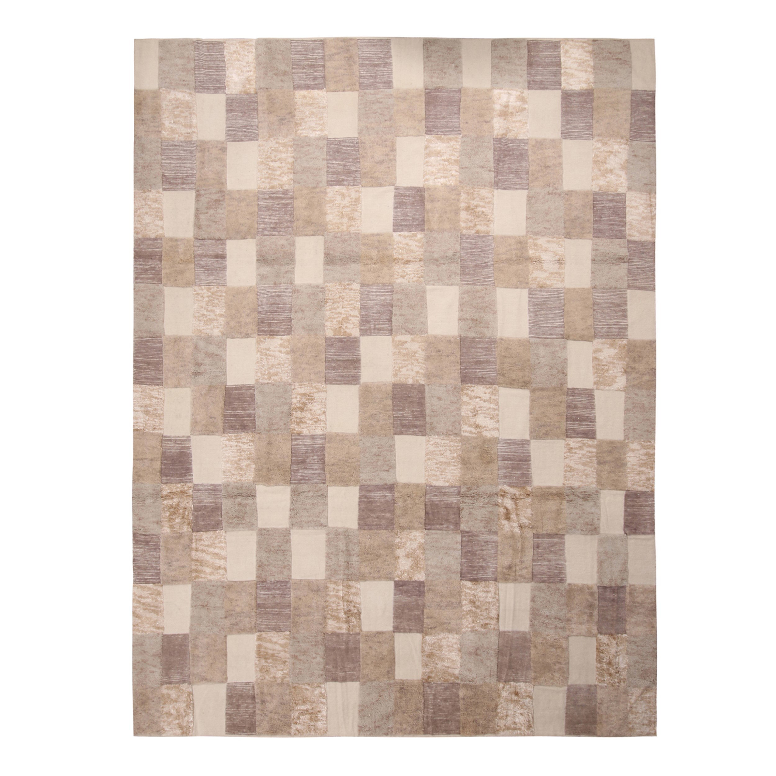 Rug & Kilim’S Scandinavian-Inspired Beige Brown And Gray Wool Pile Rug ...