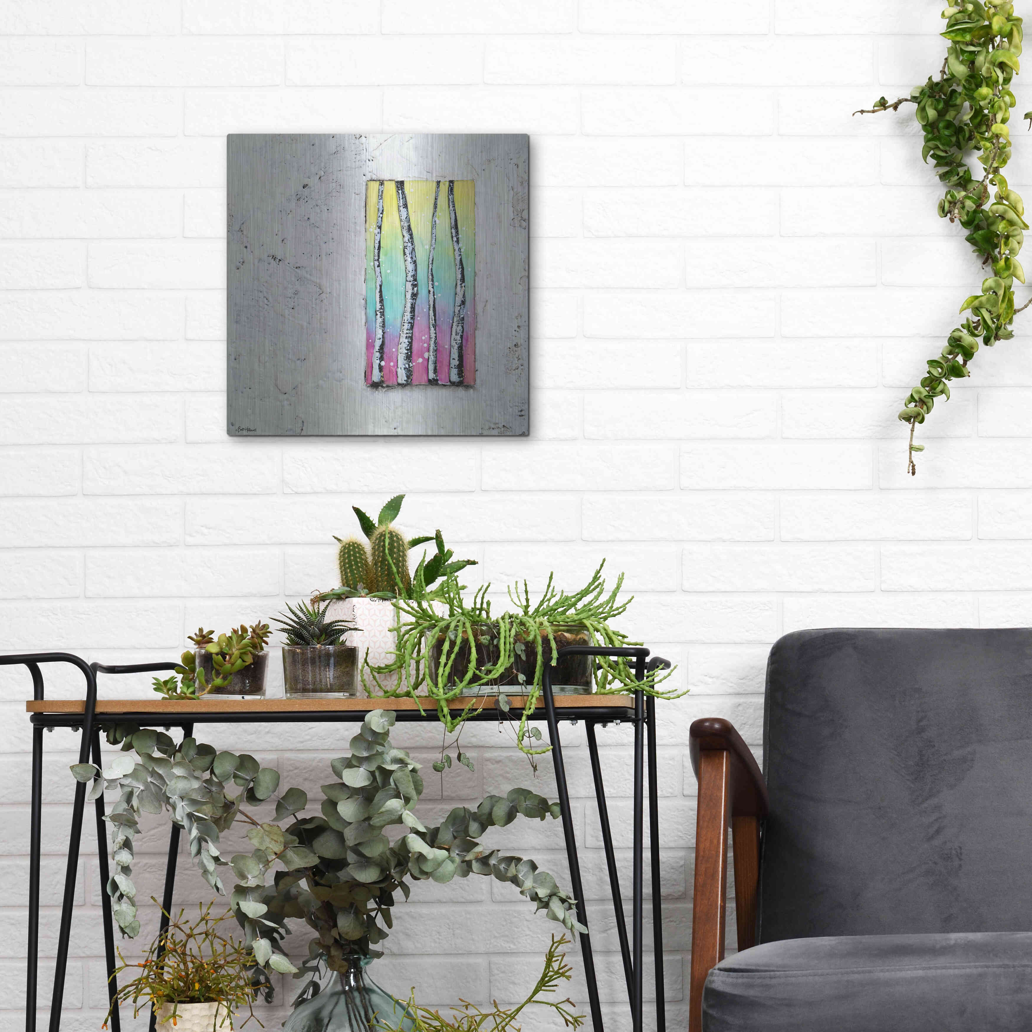 Millwood Pines 'Window to Nature II' by Britt Hallowell, Metal Wall Art ...