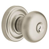 Baldwin Traditional Round Single Cylinder Deadbolt with Smartkey ...