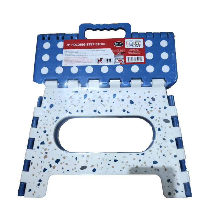 House 2 Home 1 - Step Plastic Folding Step Stool | Wayfair