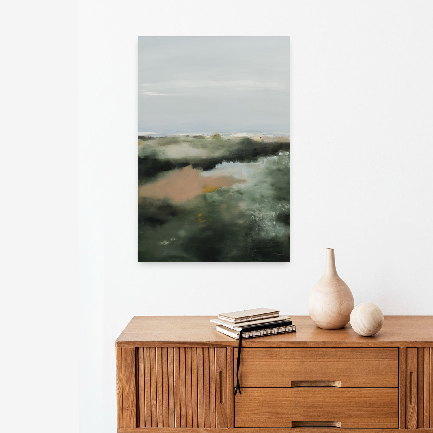 Latitude Run® In The Distance Abstract Contemporary Landscape Flower ...