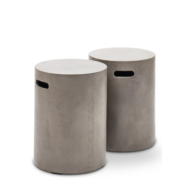 Trent Austin Design® Concrete Accent Stool | Wayfair