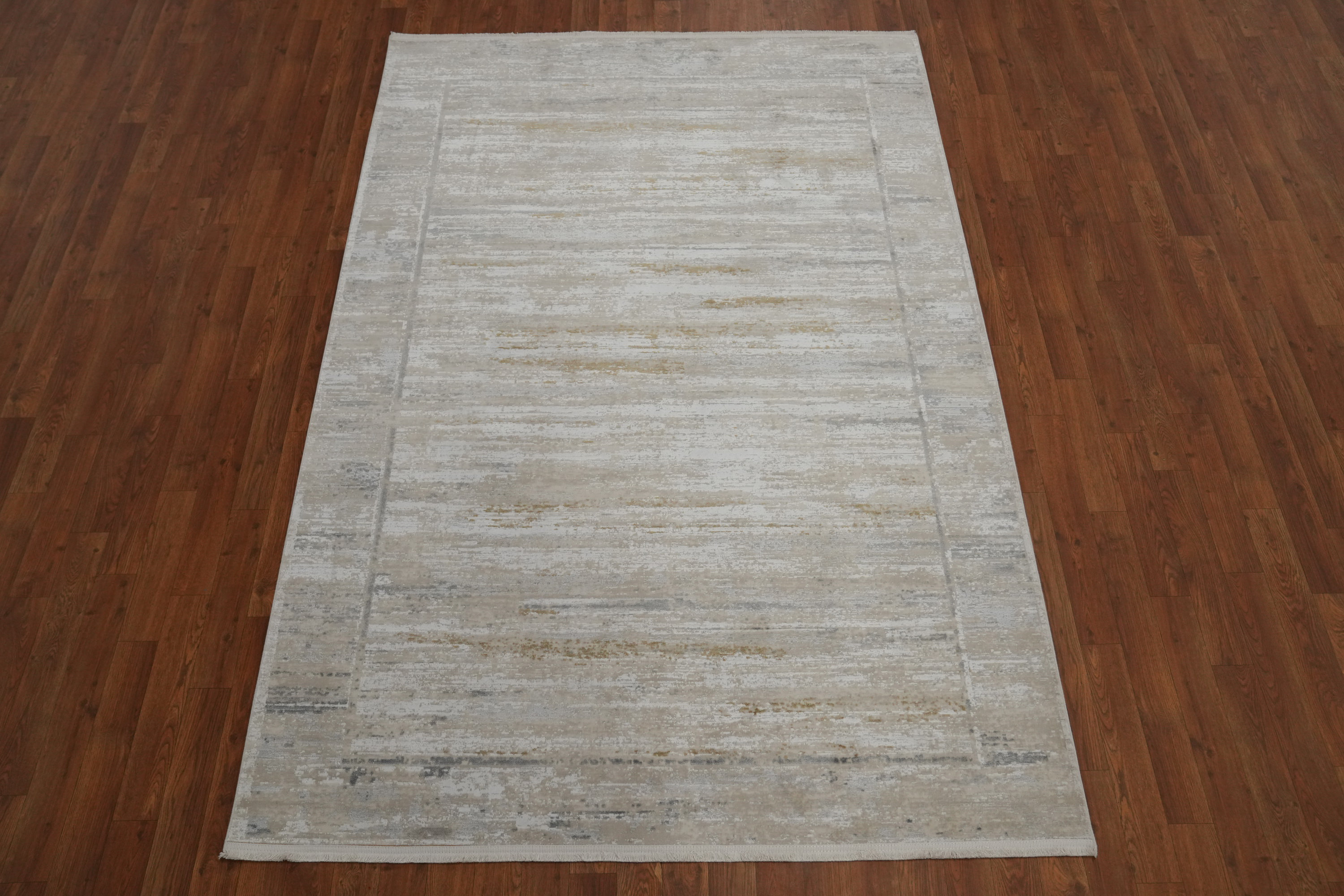 Hokku Designs Neutral Tones Modern Area Rug 5x7 for Contemporary Decor ...