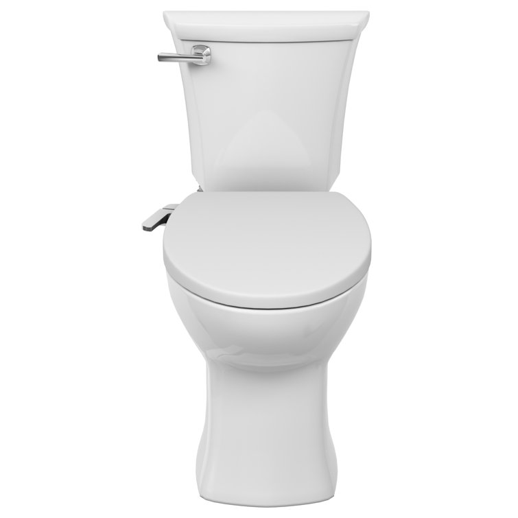 American Standard Edgemere Two-Piece Toilet with Slim Bidet Seat & Wax ...