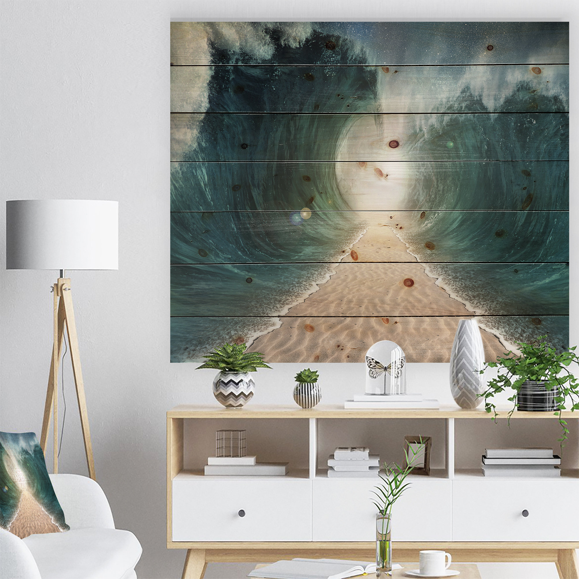 Highland Dunes Parted Seas - Nautical & Coastal Wood Wall Art Panels ...