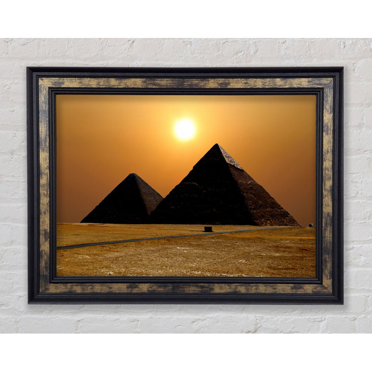 Bright Star Magic Pyramids Giza Egypt - Single Picture Frame Art Prints ...