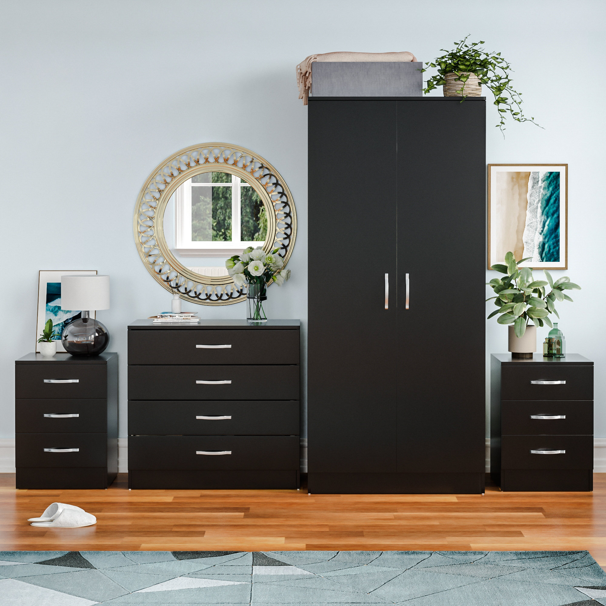 Hashtag Home Maybery 4 Piece Bedroom Set & Reviews | Wayfair.co.uk